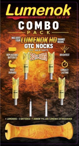 LUMENOK GTC NOCKS AND ARROW PULLER COMBO PACK - Canadian Archery Supply